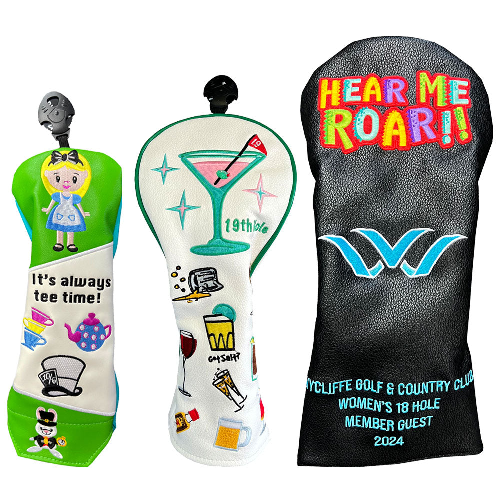 Custom Golf Headcovers | Hybrid, 3-Wood & Driver Covers – Giggle Golf