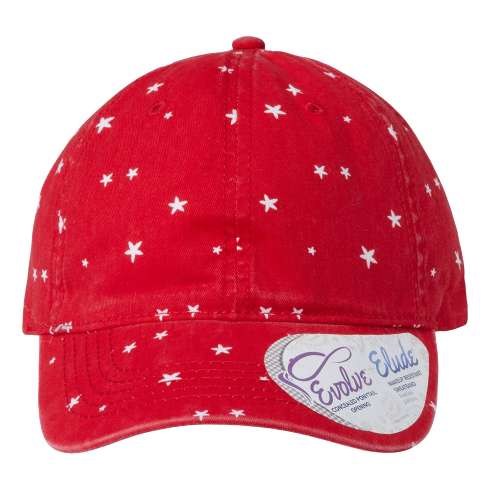 USA Red & White Stars Women's Ponytail Hat | Red White And Bling ...