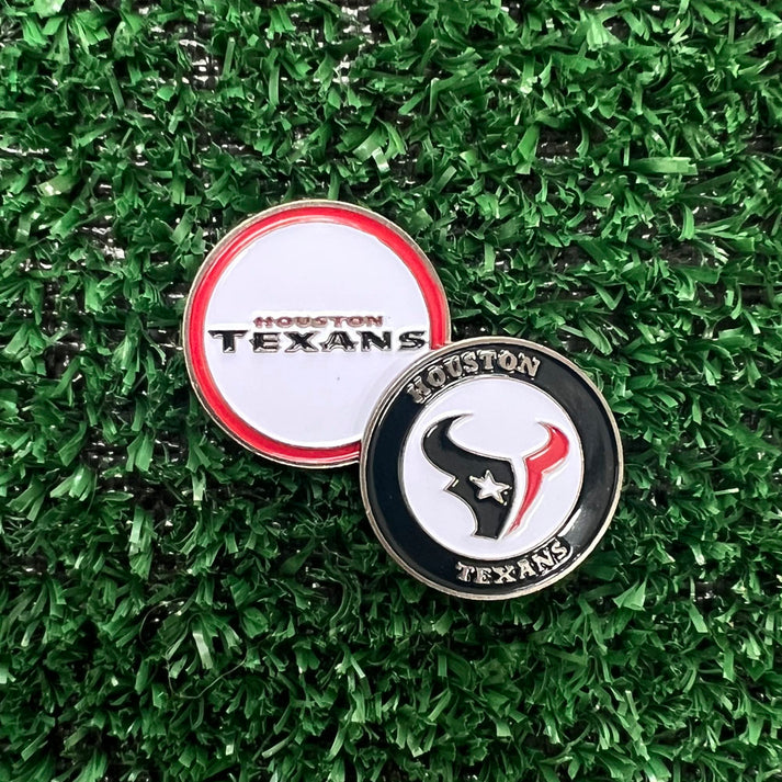 Houston Texans Double-Sided Ball Marker | For Real Fans – Giggle Golf
