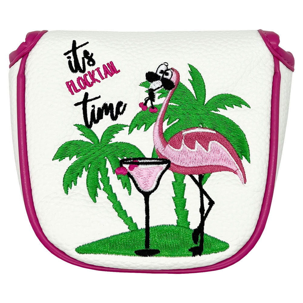 Pink Flamingo With Cocktail Mallet Putter Cover | It's Flocktail Time ...